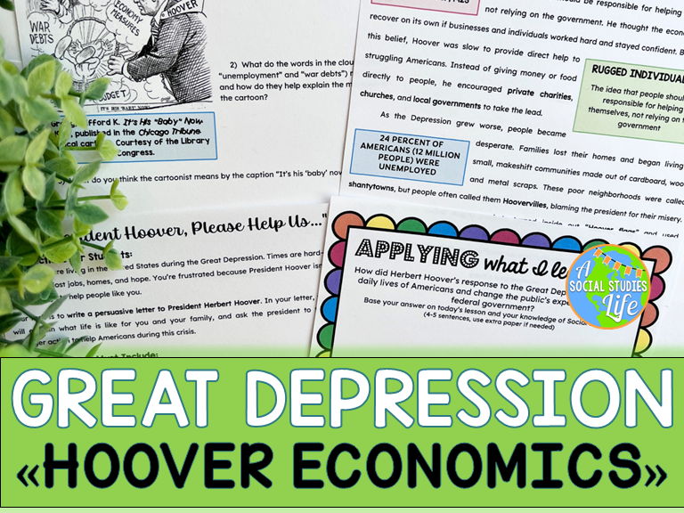 Hoover's Economics during the Great Depression | Teaching Resources