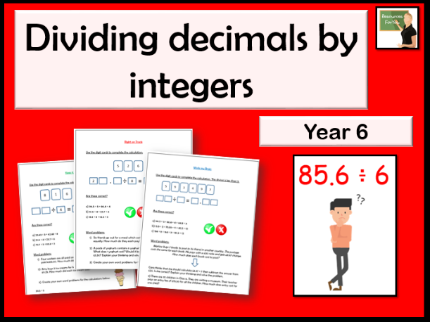 Decimals Worksheets and Teaching Resources: KS1 KS2 Maths ǀ Tes