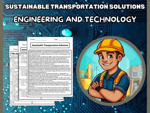 Sustainable Transportation Solutions Reading Comprehension Passages ...