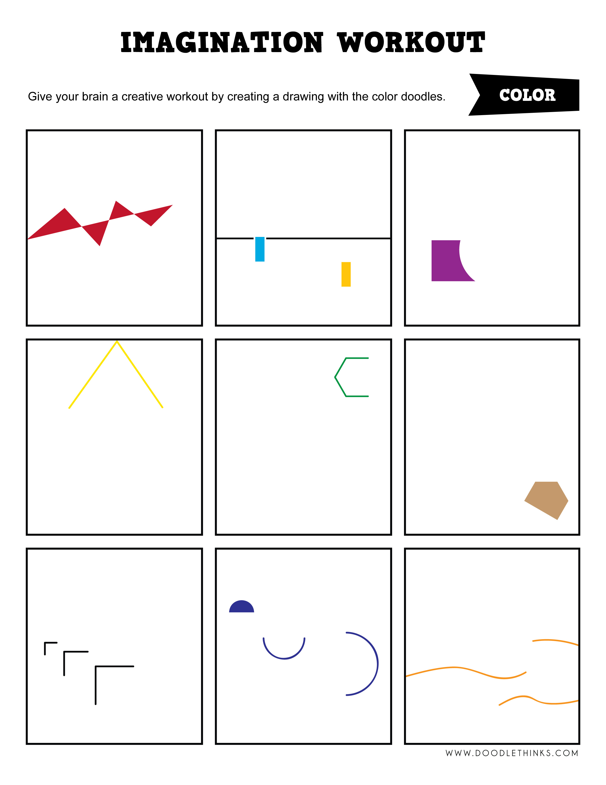 The 7 Elements of Art Imagination Workout Bundle | Art Lessons and ...