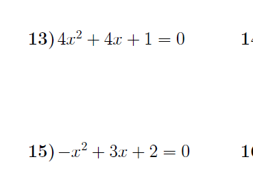 Discriminant of a quadratic equation worksheets (with solutions ...