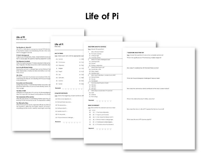 The Movie "Life of Pi" | Teaching Resources