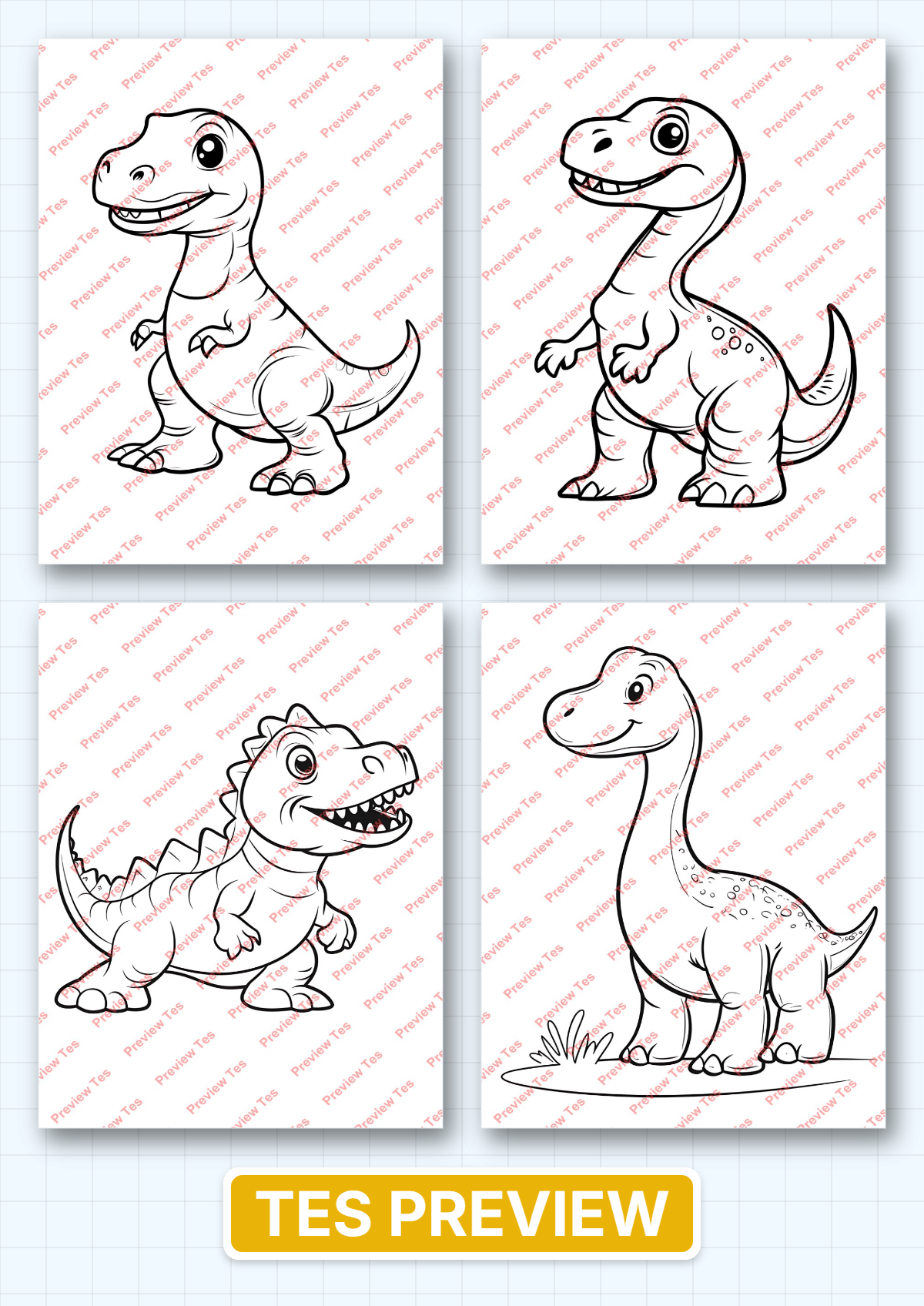 Dinosaurs Coloring Pages | Prehistoric Animals Art Activity Worksheets ...