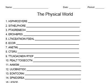 World Geography Vocabulary Word Scramble Bundle | Teaching Resources