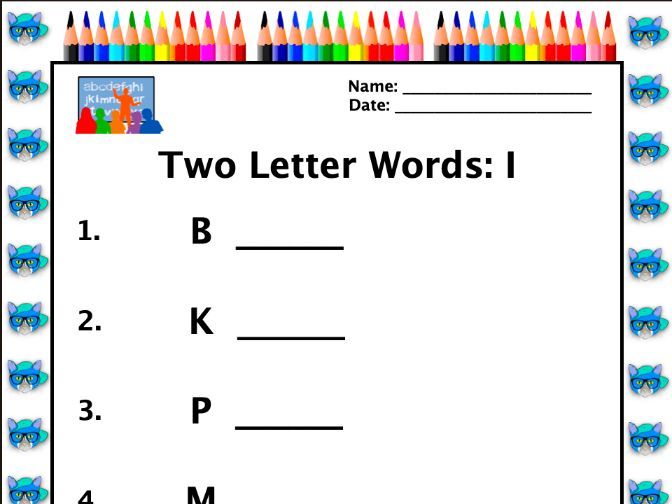 3 Letter Words For Kids Worksheets Free Worksheets Printable
