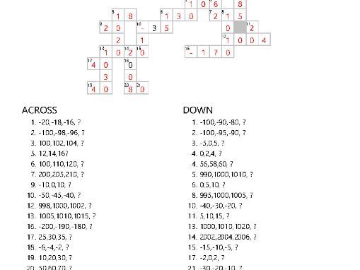 Counitng in 2's, 5's and 10's -puzzle | Teaching Resources