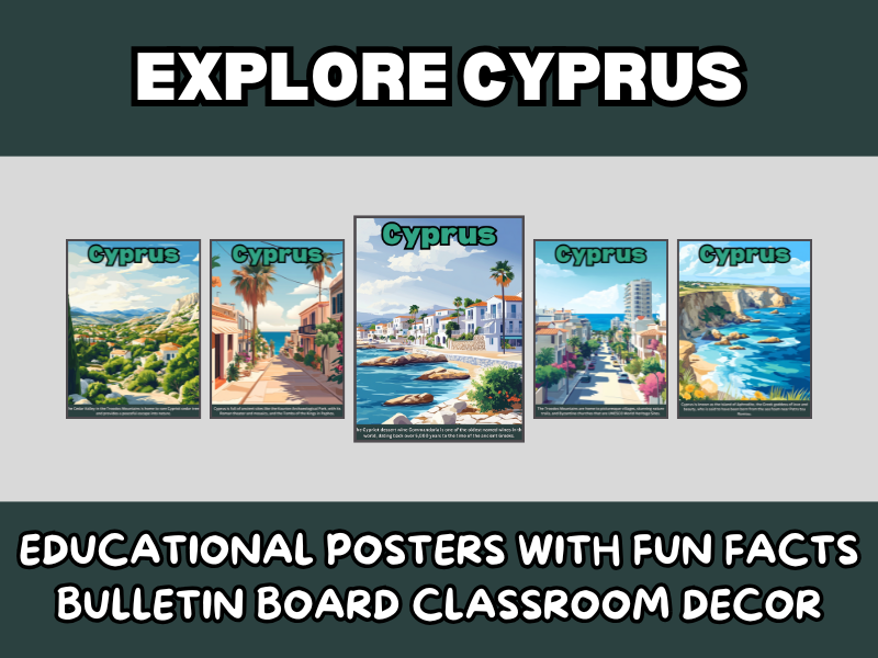 Explore Cyprus Europe – Educational Posters with Fun Facts | Bulletin ...