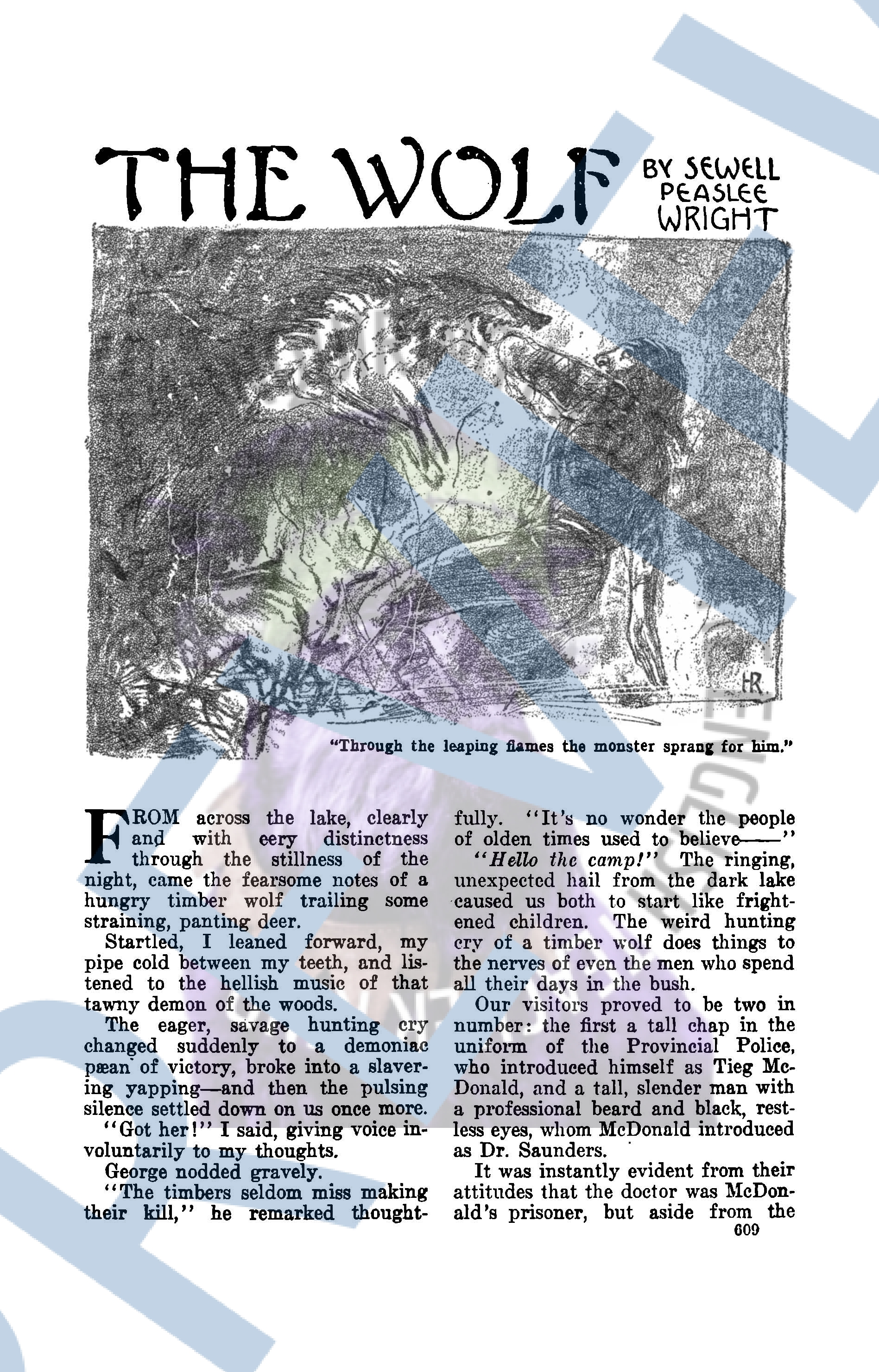 "The Wolf" by Sewell Peaslee Wright Quiz and Answer Key | Weird Horror ...