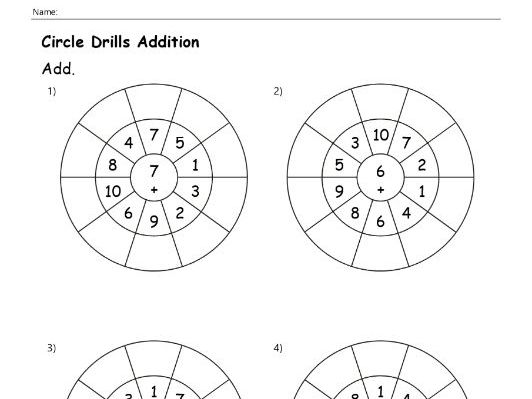 Free Math Worksheets Addition Teaching Resources