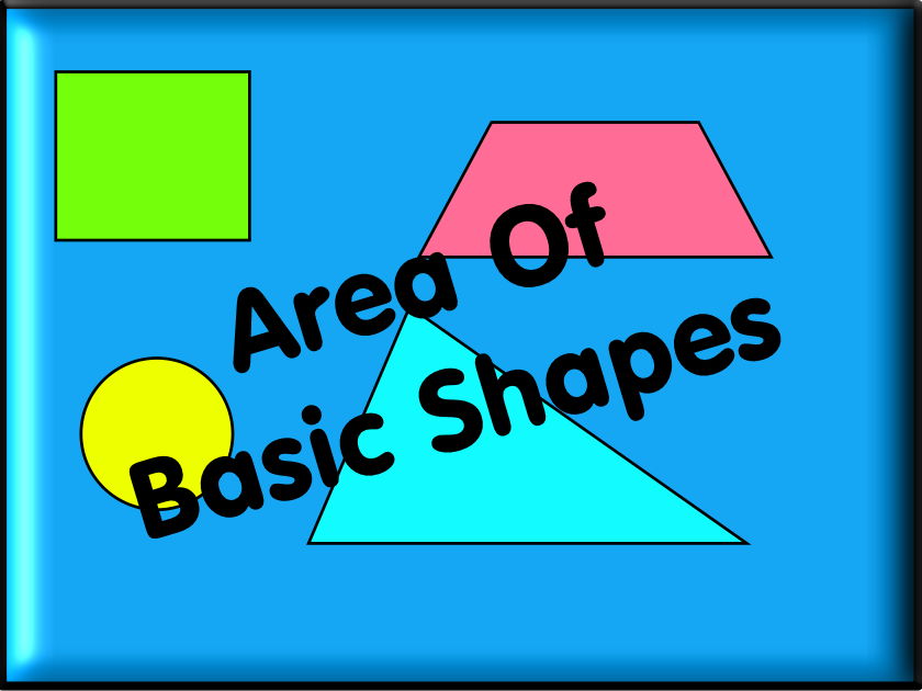 The Area Of Basic Shapes With Answers Teaching Resources The Area Of Basic Shapes With Answers Teaching Resources