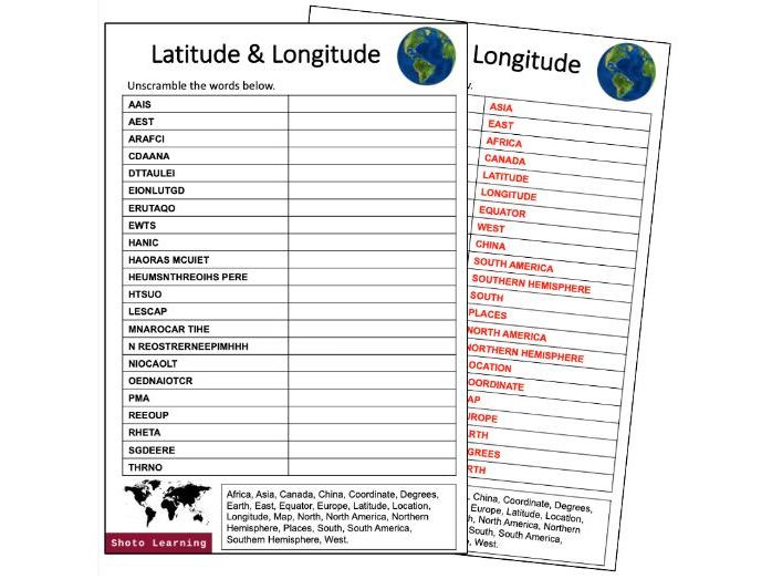 Latitude And Longitude Games