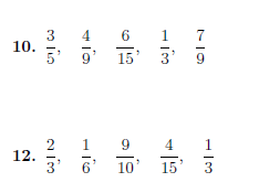 Ordering fractions worksheet no 2 (with solutions) | Teaching Resources