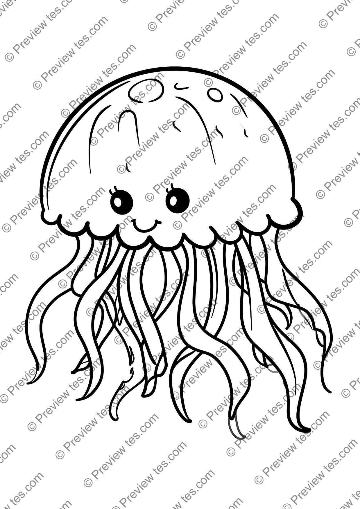 Jellyfish Colouring Pages | Marine Animal Colouring Sheets for Creative ...
