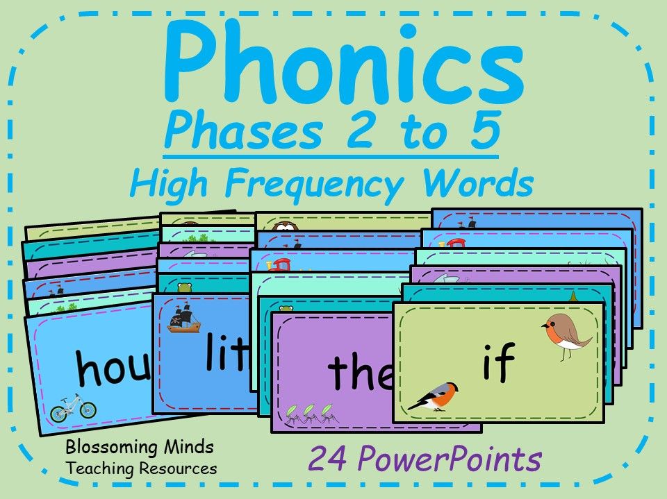 Phonics Phases 2 To 5 High Frequency Words Teaching Resources Phonics Phases 2 To 5 High Frequency Words Teaching Resources
