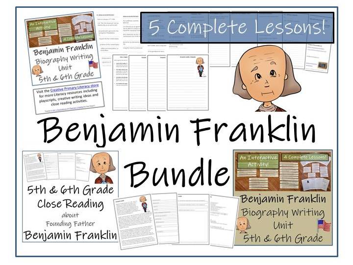 UKS2 History - Benjamin Franklin Reading Comprehension & Biography ...