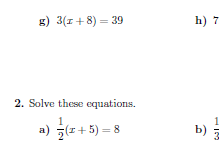 Linear equations with brackets worksheet no 2 (with solutions ...