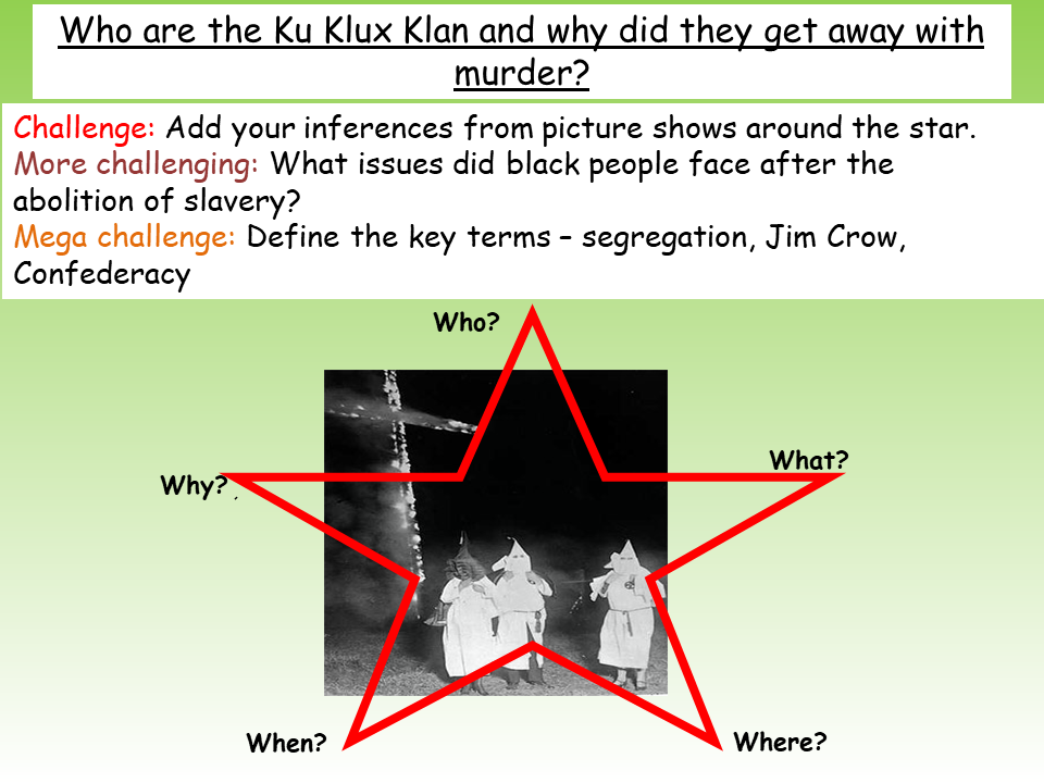 Ku Klux Klan - KKK | Teaching Resources