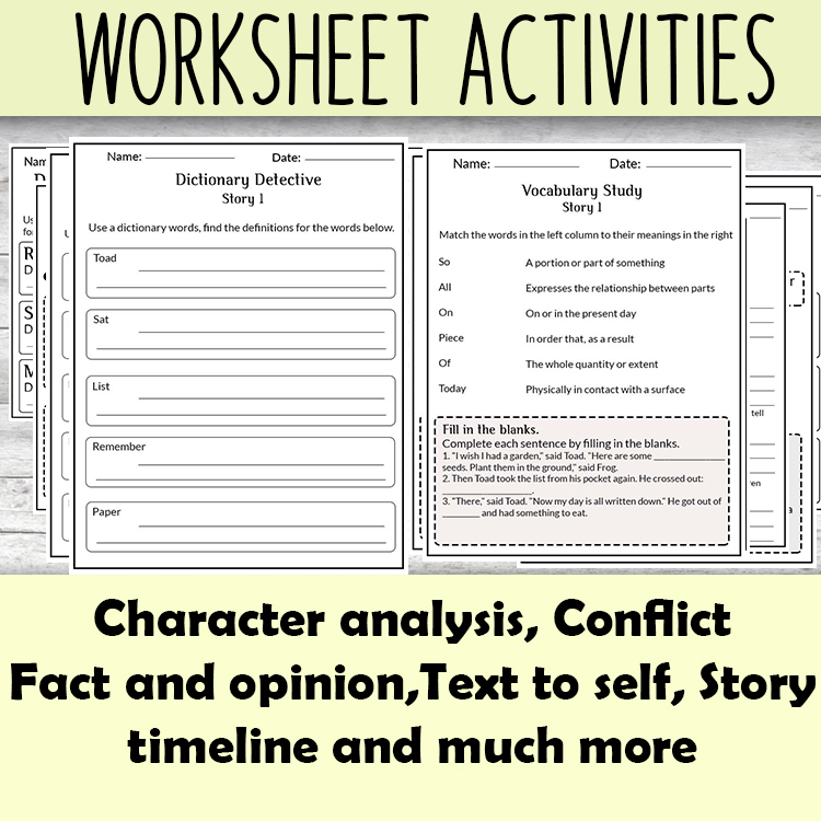 Frog and Toad Together Novel Study | Teaching Resources