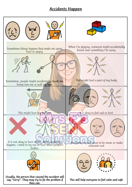 Accidents Happen - Social Story | Teaching Resources