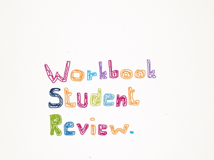 Student review of workbooks | Teaching Resources