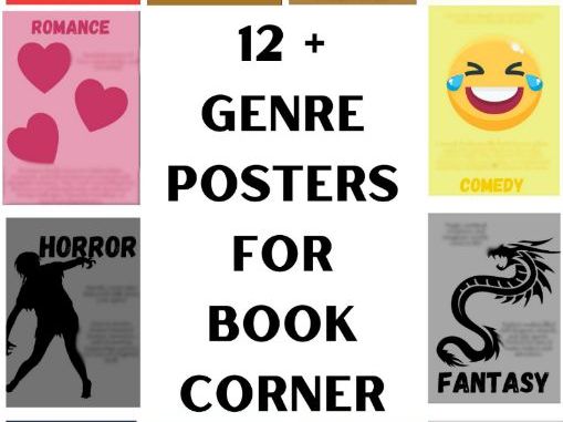 Engaging Book Genre Poster Resources | Teaching Resources
