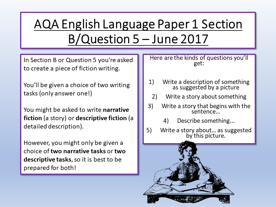 AQA English Language Paper 1 June Teaching Resources
