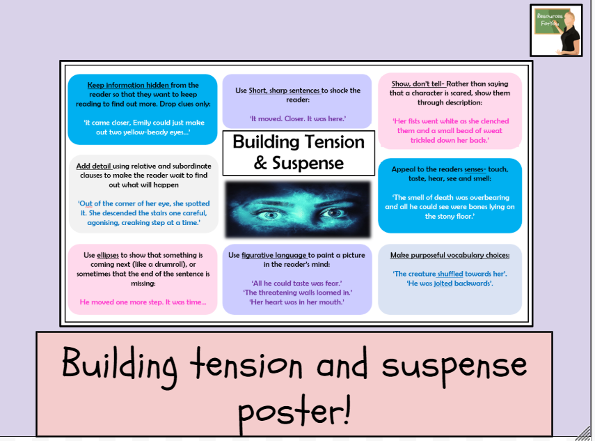 English- The Hobbit- Building tension and suspense in writing ...