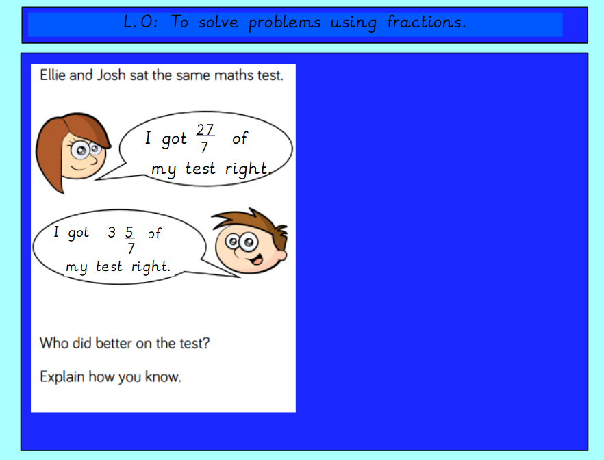 Converting Mixed And Improper Fractions Word Problems Teaching 