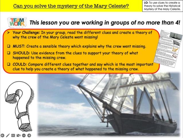 Can you solve the mystery of the Mary Celeste? | Teaching Resources