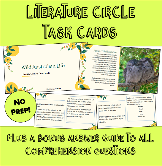 Wild Australian Life - MEGA Bundle - Stage 2/3 - Workbook - Literature ...