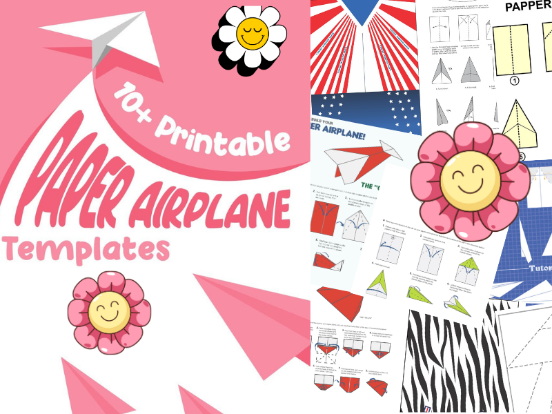 Printable Paper Airplane Templates: Easy-to-Fold Designs for High ...