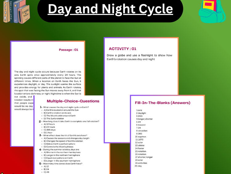 Day and Night Cycle | Teaching Resources