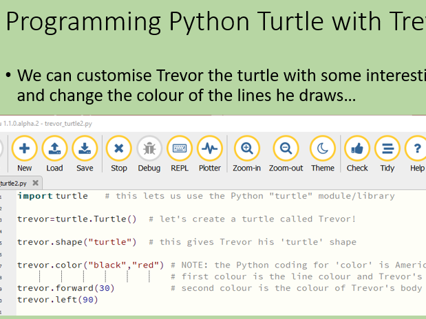 Whole-school python resources