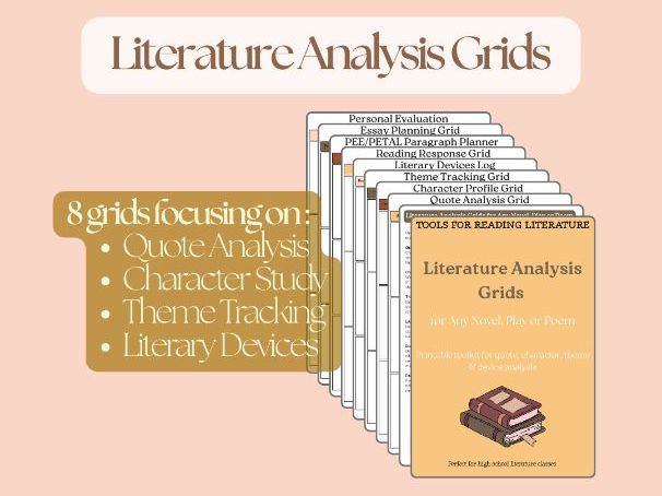 Ultimate English Literature Toolkit – 8 Essential Cheat Sheets ...