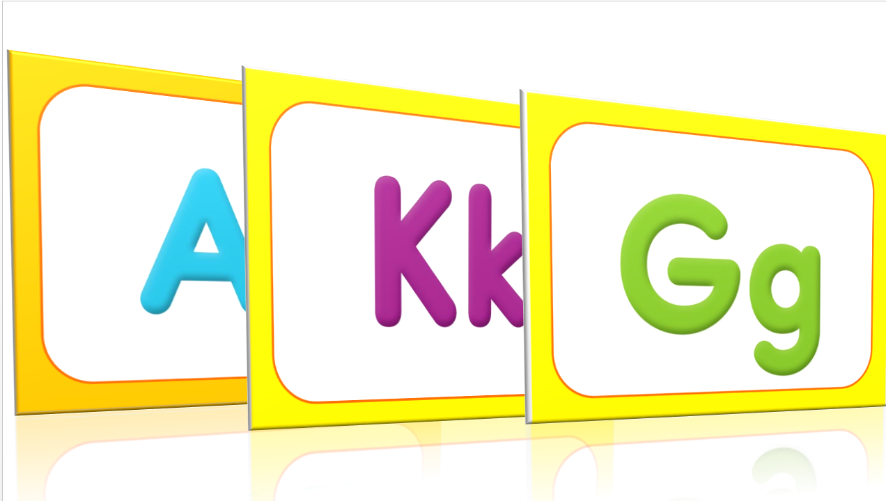 Alphabet Cards - Uppercase and Lowercase Letter Flash Cards without ...