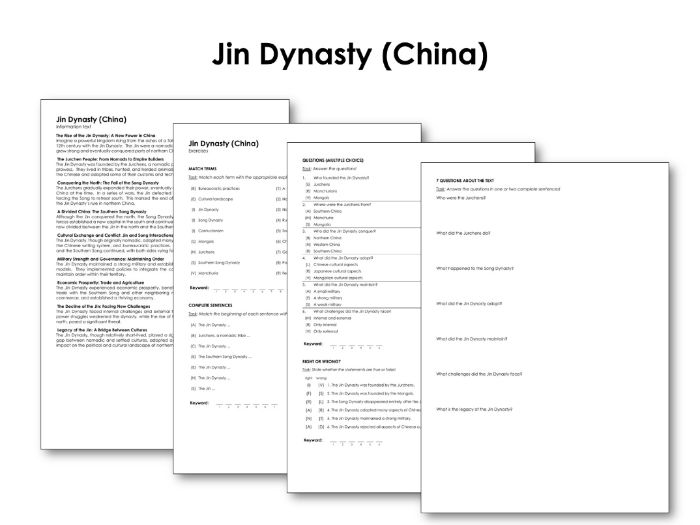 Jin Dynasty (China) | Teaching Resources