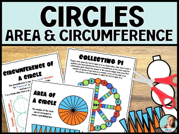 Bundle KS3 Circle Fun: Area, Circumference & Vocab | Teaching Resources