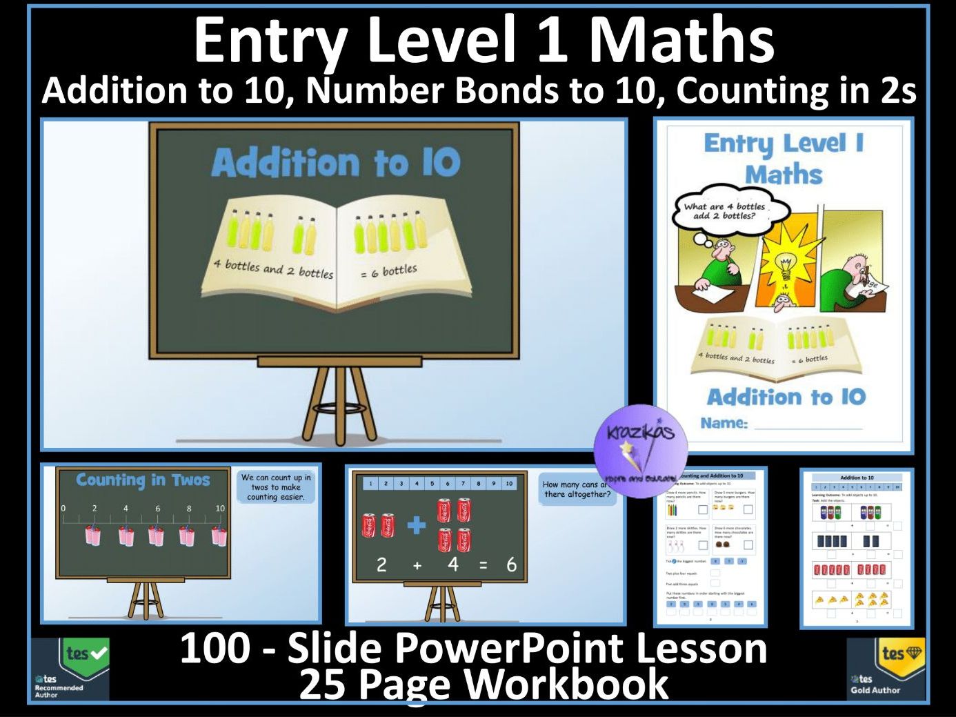 Entry Level 1 Maths Addition To 10 Teaching Resources