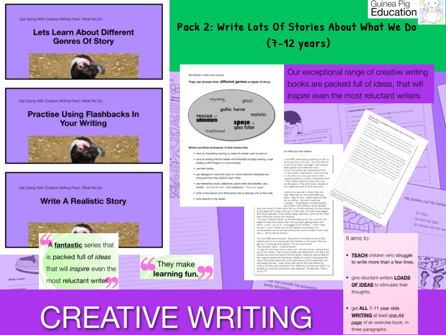 Pack 2: Write Lots Of Stories About What We Do (7-13 years) | Teaching ...