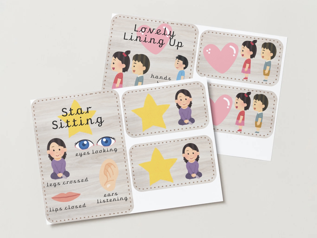 None Verbal Cue Cards | Teaching Resources