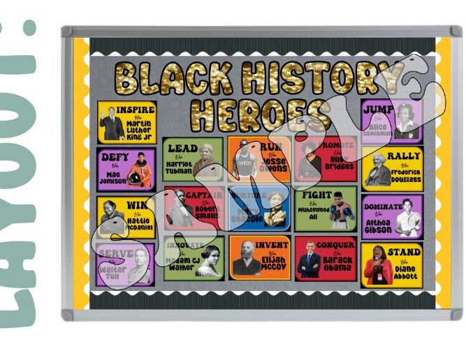 Black History Heroes Classroom Display | Teaching Resources
