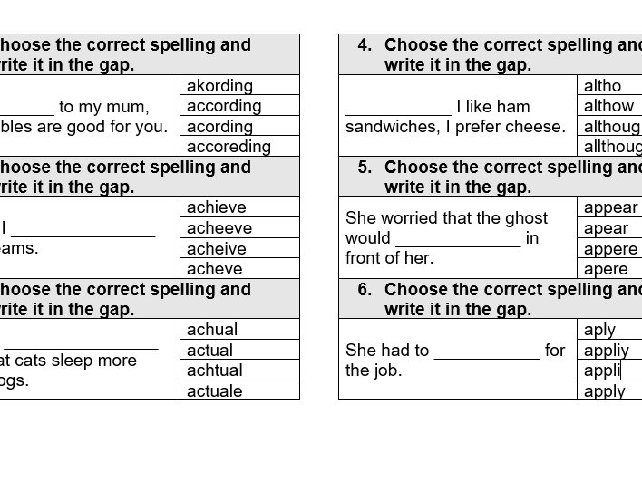E3 Functional Skills Spelling Booklet | Teaching Resources