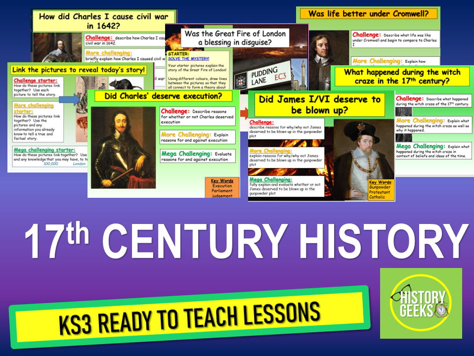 17th Century History | Teaching Resources