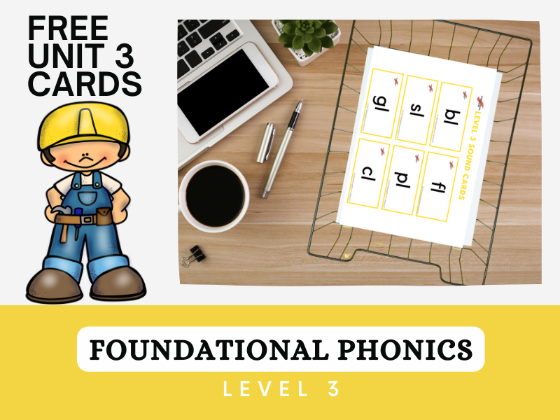 Free Phonics Flash Cards 3 | Consonant Blends | Teaching Resources