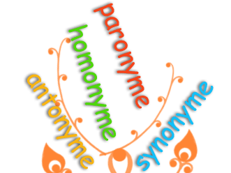 Synonyme-Homonyme-Antonyme-Paronyme (in French)_theory+exercises ...