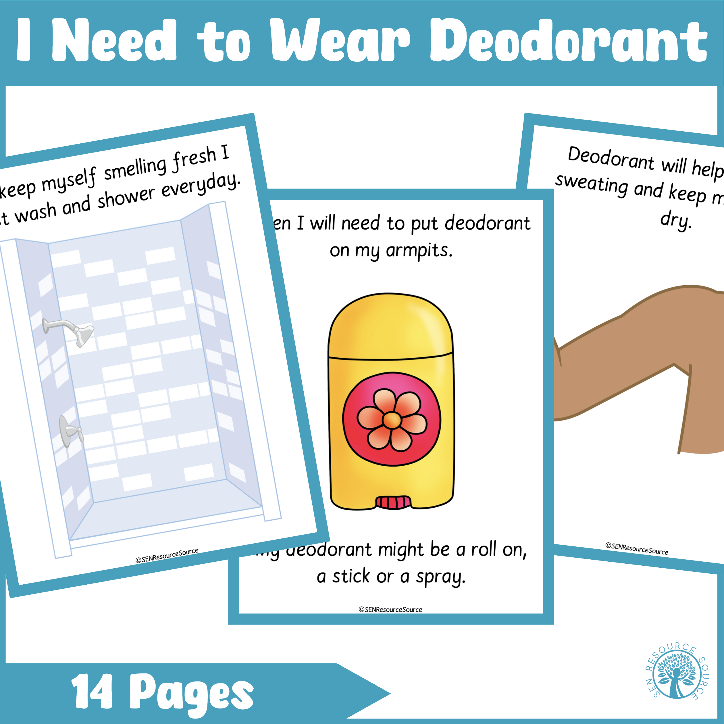 I Need to Wear Deodorant Social Story | Teaching Resources