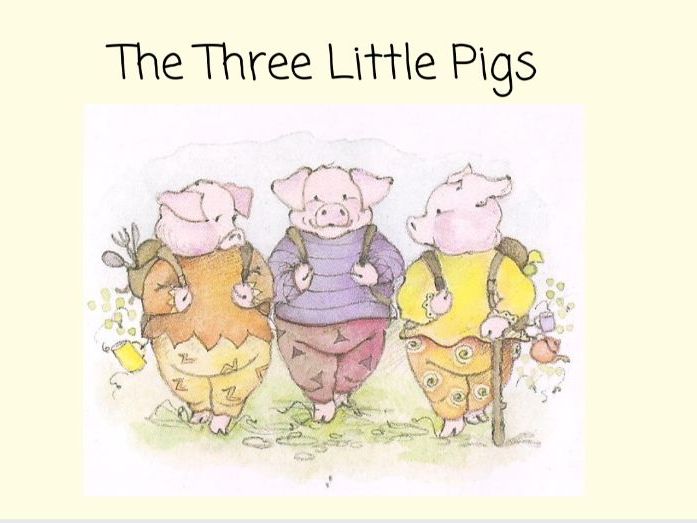 The 3 little pigs Story | Teaching Resources