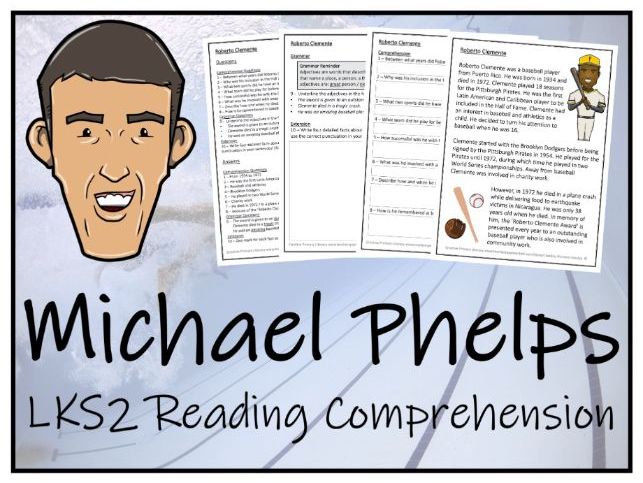 LKS2 U.S. Olympic Stars Reading Comprehension Activity Bundle ...