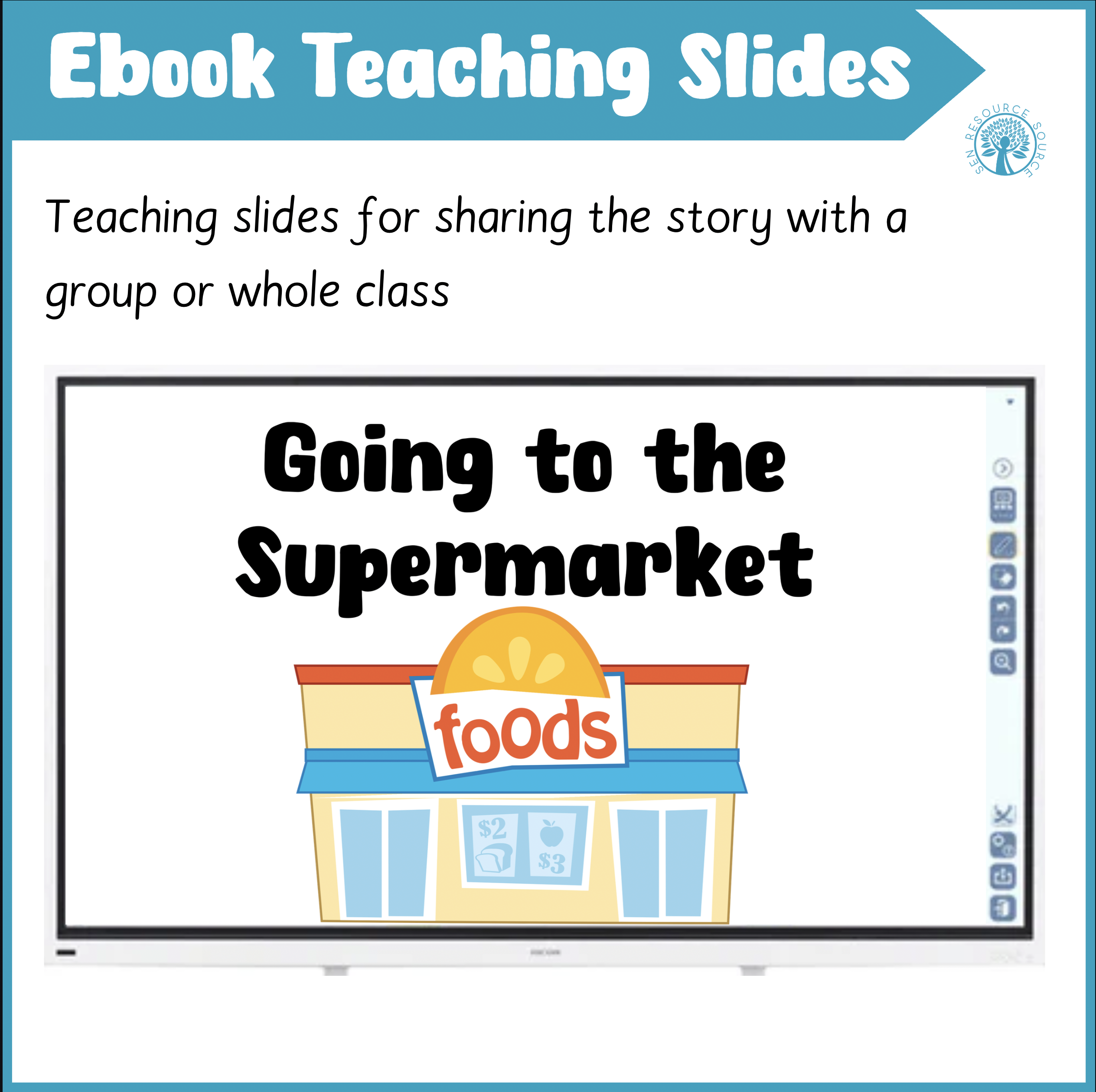 Going to the Supermarket Social Story | Teaching Resources