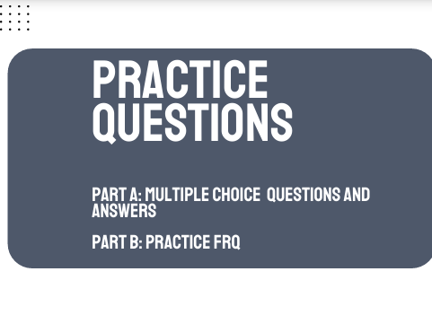 AP Chemistry Unit 8: Practice Multiple Questions & Answers and FRQs ...